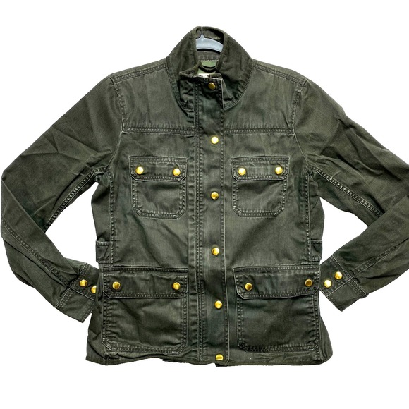 J. Crew Factory | Jackets & Coats | J Crew Utility Jacket Womens S ...